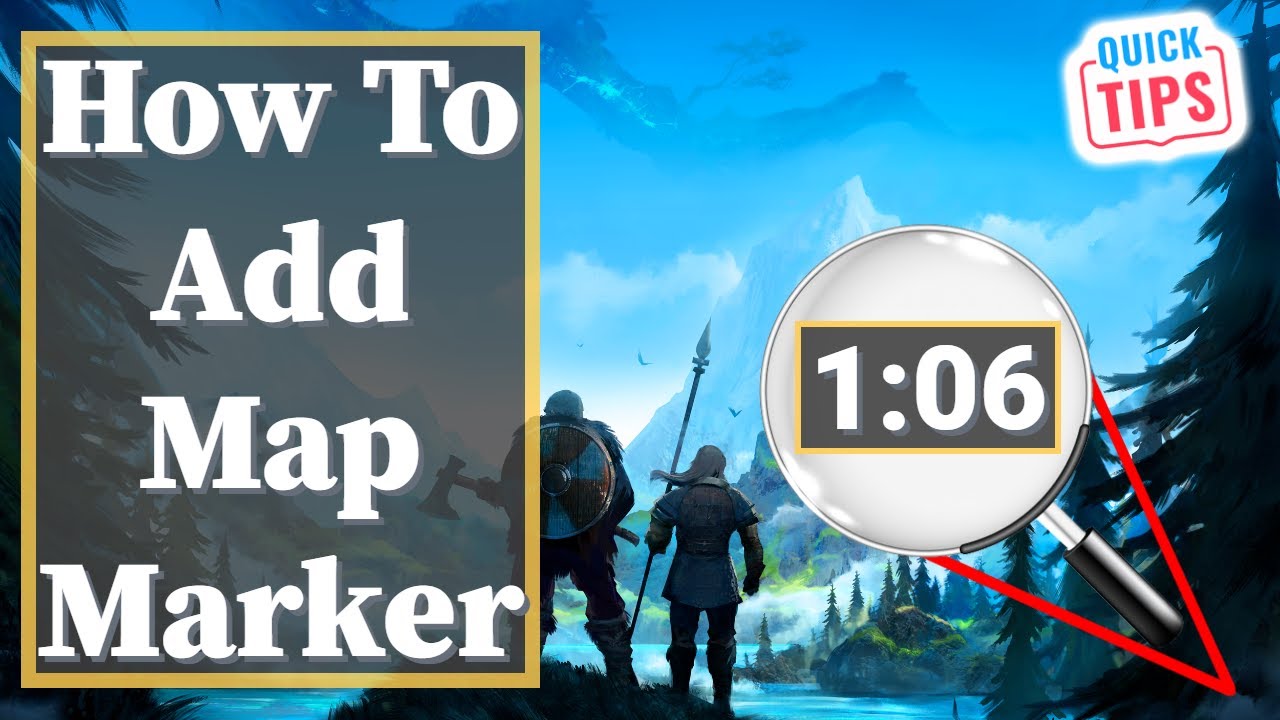 Valheim - How To Add Map Markers - YouTube