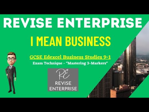 GCSE Edexcel Business Studies 9-1 - Exam Skills - Mastering 3-Markers ...