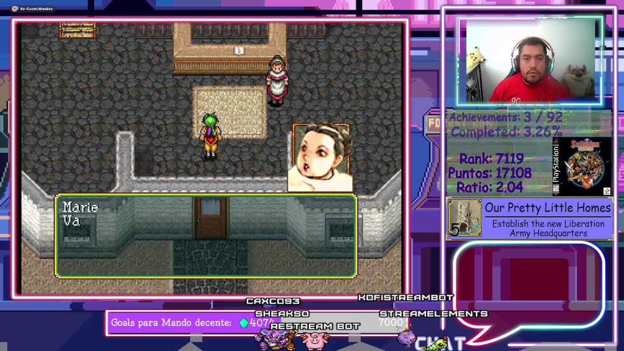 Suikoden - PSX 16 - Logros con juegos, Cheevos, Cheevo's Hunter. - YouTube