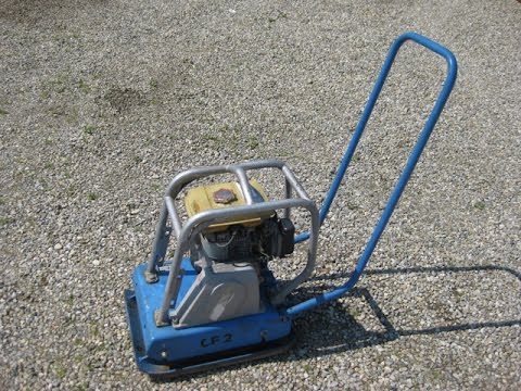 Rüttelplatte Weber CF2 - 78kg - YouTube