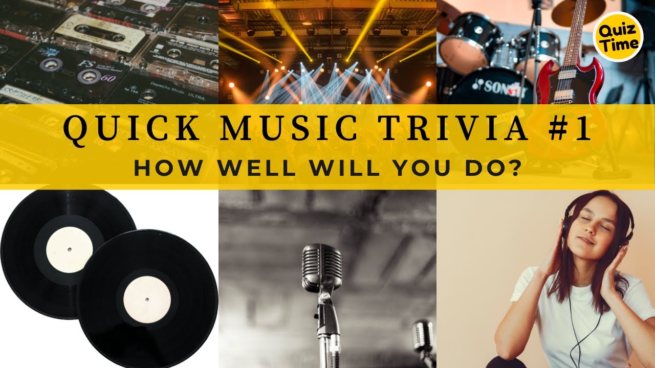 CAN YOU ANSWER ALL OF THESE? Fun and Random Music Trivia #1 - YouTube
