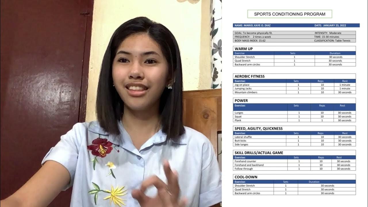 PED 026: Sports Conditioning Program Defense | Table tennis - YouTube