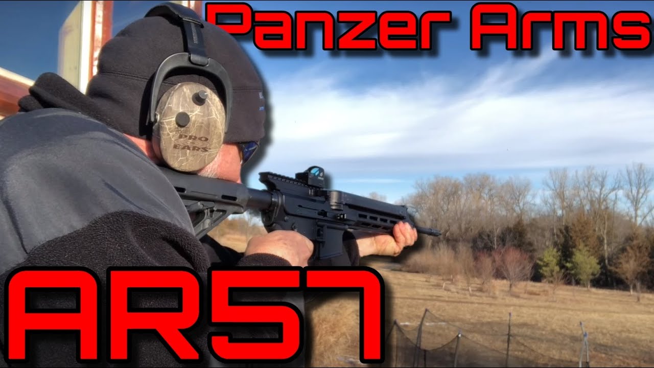 The P90 and AR15 Had A Baby!! - Panzer AR57 - YouTube