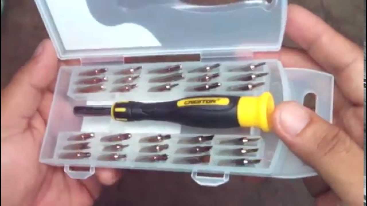 Creston Precision Screw Driver Set - UNBOXING - YouTube