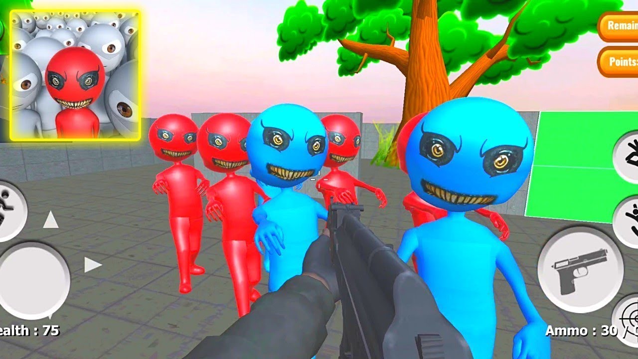 Red Aileen Shooting Red Alien Shooting 3D game android gameplay | - YouTube