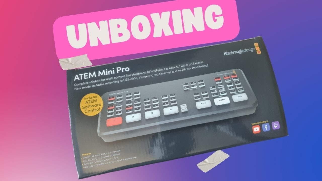 UNBOXING ATEM MINI PRO - YouTube