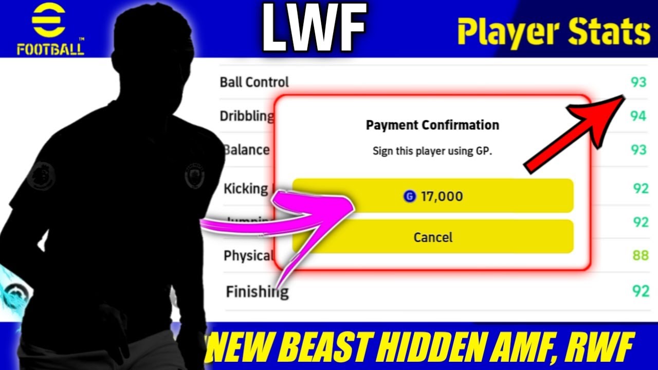 17000 GP New Beast Player AMF, Rwf | Hidden Gems | eFootball 2023 ...