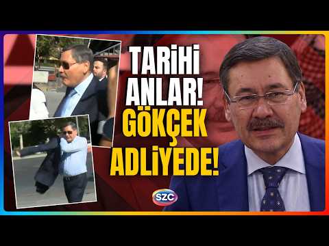 Melih Gökçek Adliyeye Sakız Çiğneyerek Geldi! Tarihe Geçecek O Anlar!