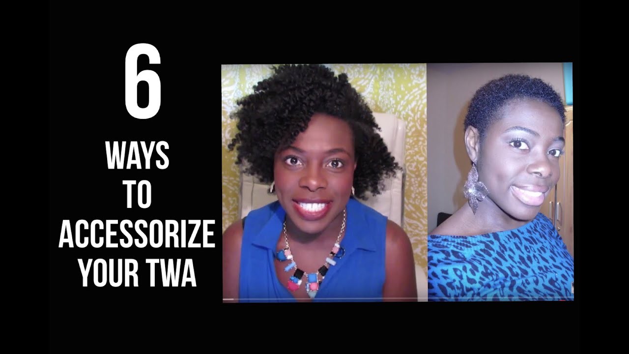 6 Ways to Accessorize Your TWA| @JenellBStewart - YouTube