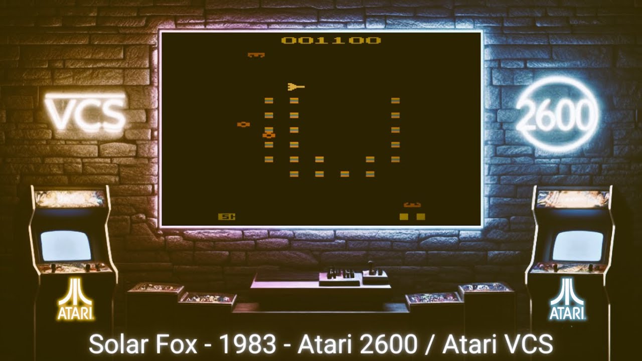 Solar Fox - 1983 - Atari 2600 ( Atari VCS ) - YouTube