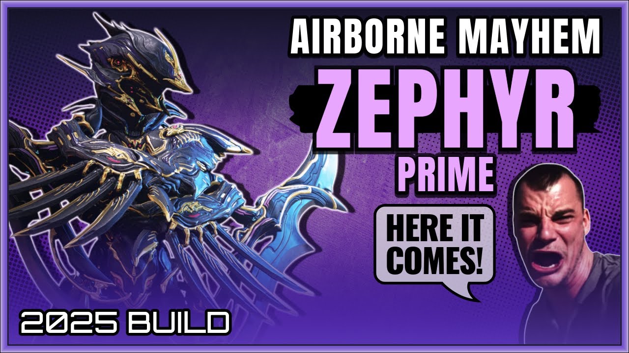 WARFRAME | ZEPHYR PRIME WIND RUNNER BUILD GUIDE! 2025 BUILD - YouTube