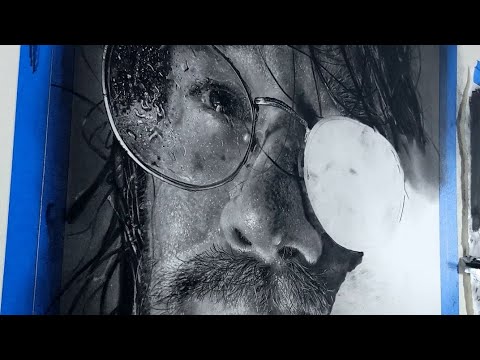 Photorealismtimelapse (125 hours)"I'm So Happy For You" by Dylan Eakin ...