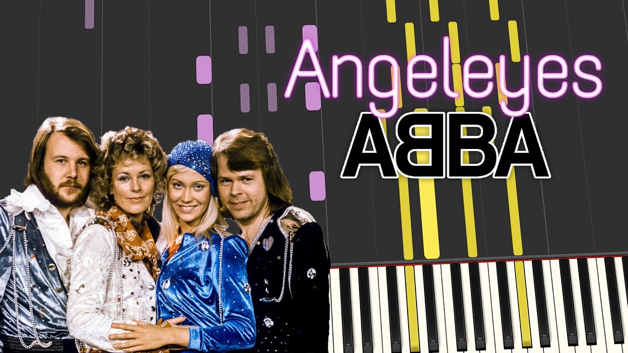 ABBA - ANGELEYES (Piano Tutorial) - YouTube