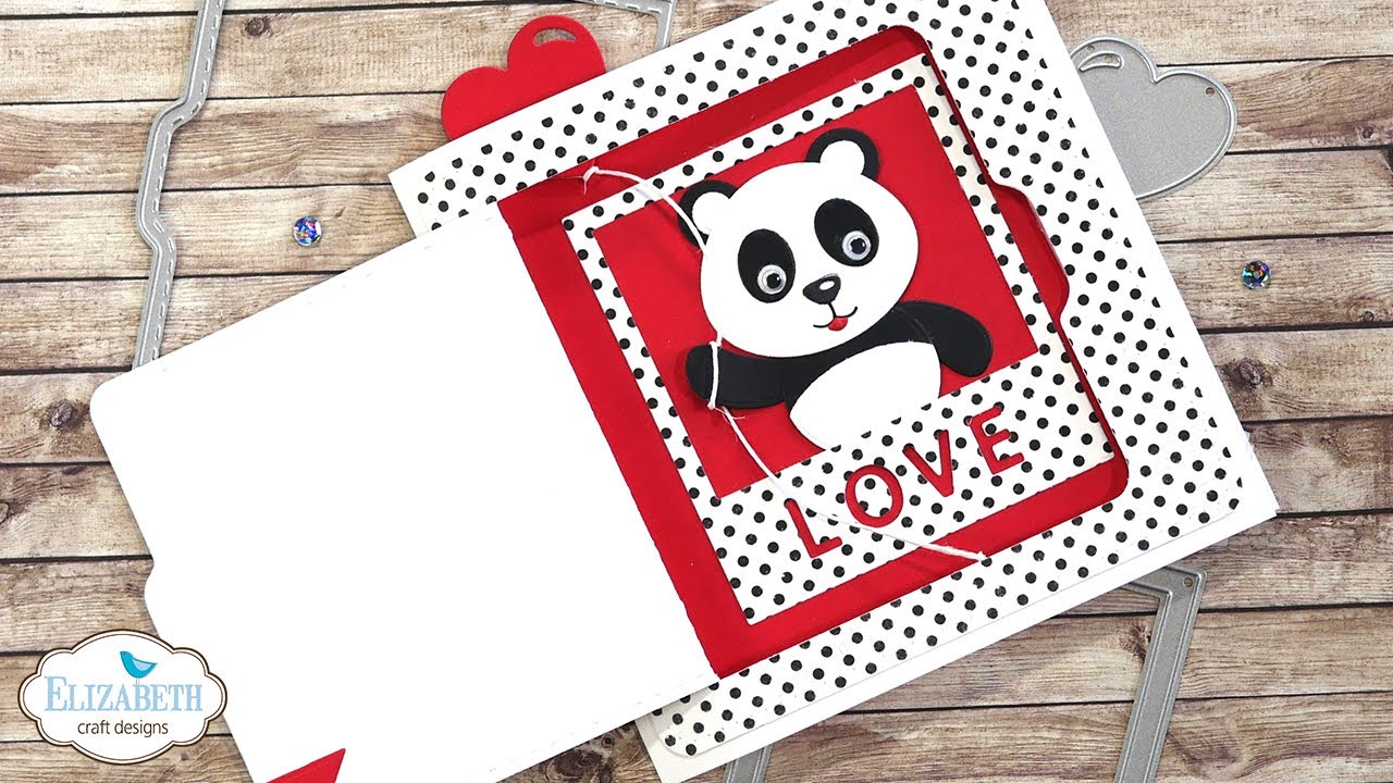 Valentine's Day Peek-a-Boo Card - YouTube