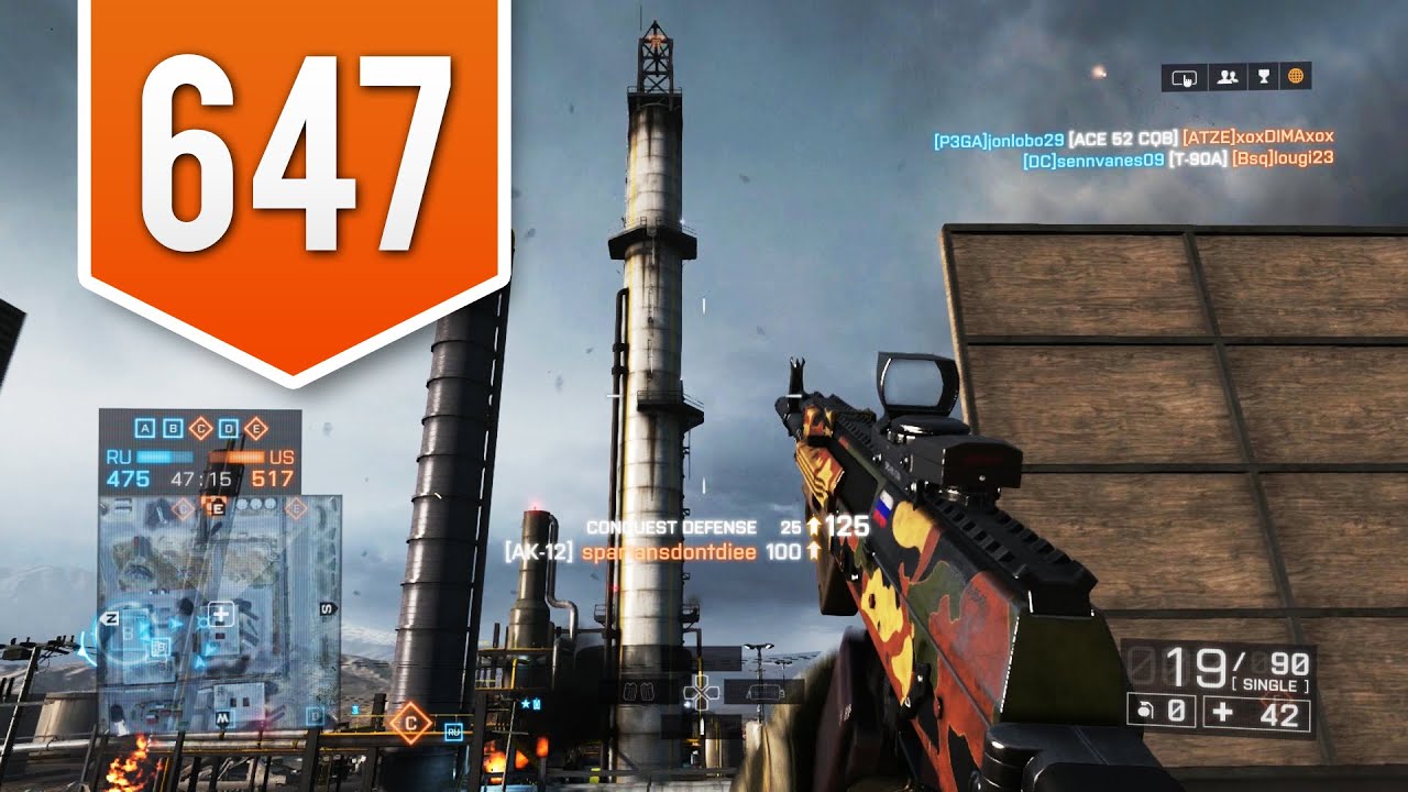 BATTLEFIELD 4 (PS4) - Road to Max Rank - Live Multiplayer Gameplay #647 ...