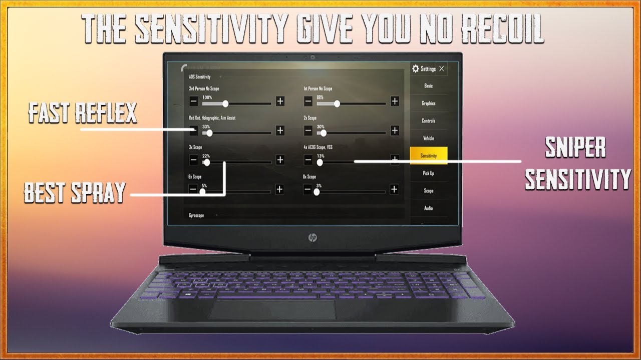 How to Adjust your Sensitivity in Computer or Laptop | 2021 | June ...