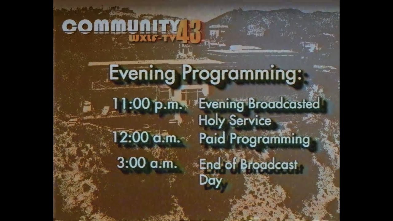 EVENING PROGRAMMING - YouTube