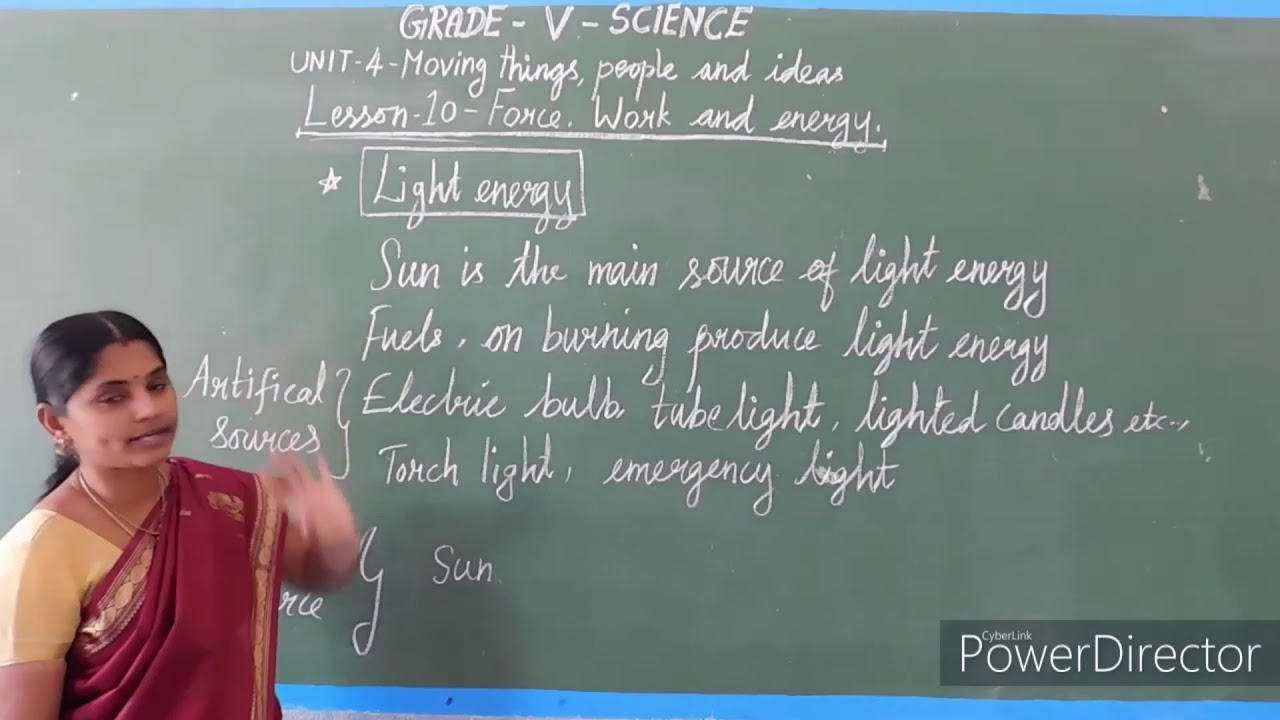 GRADE 5 SCIENCE LESSON 10 FORCE,WORK & ENERGY - PART 2 - YouTube