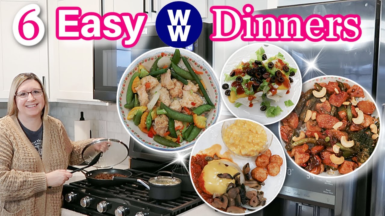 WW DINNER IDEAS LOW POINT (In Depth WW & Healthi apps) - YouTube