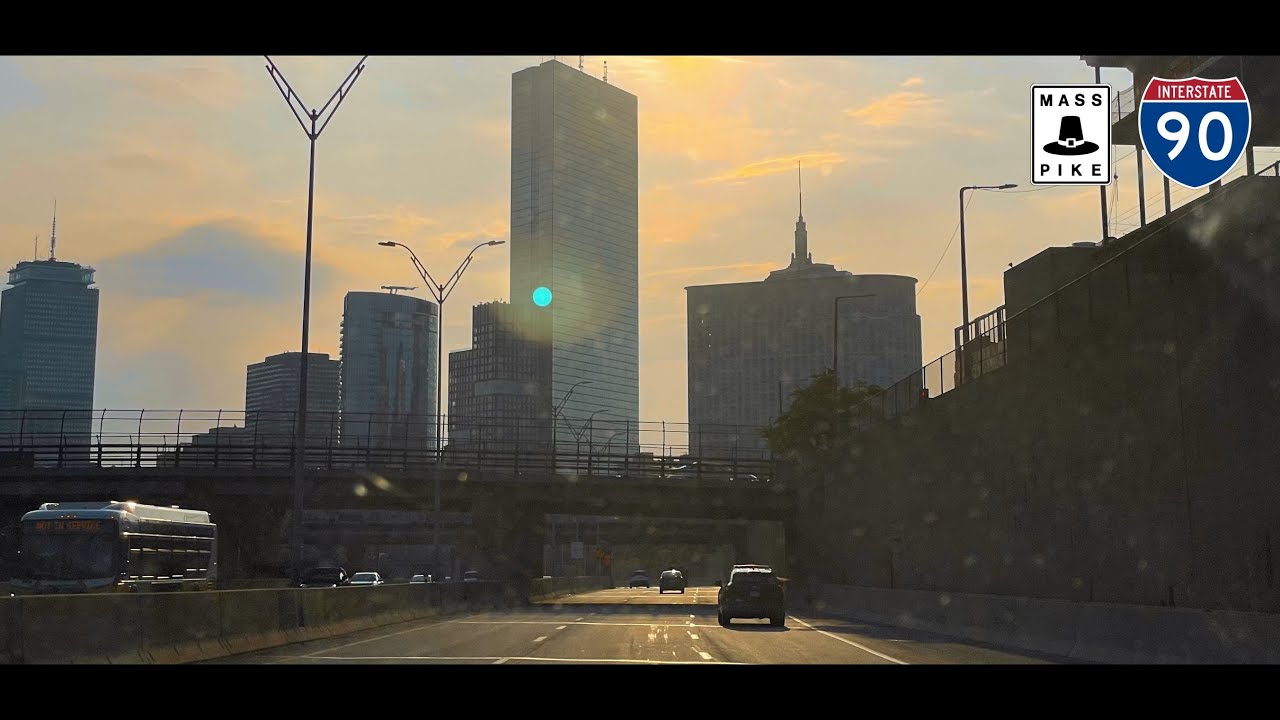 Interstate 90, Boston - Massachusetts Turnpike - 2024/43 - YouTube