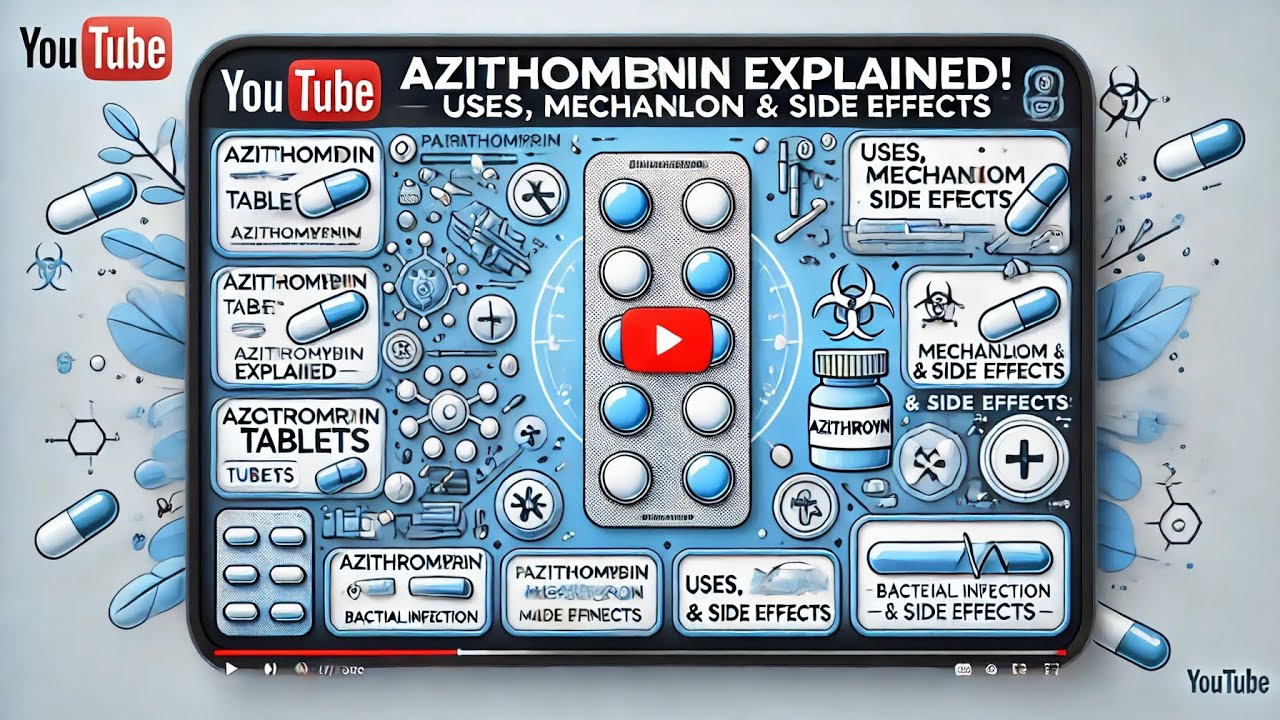 “Azithromycin Explained: Mechanism, Uses & Side Effects | Pharmacology ...