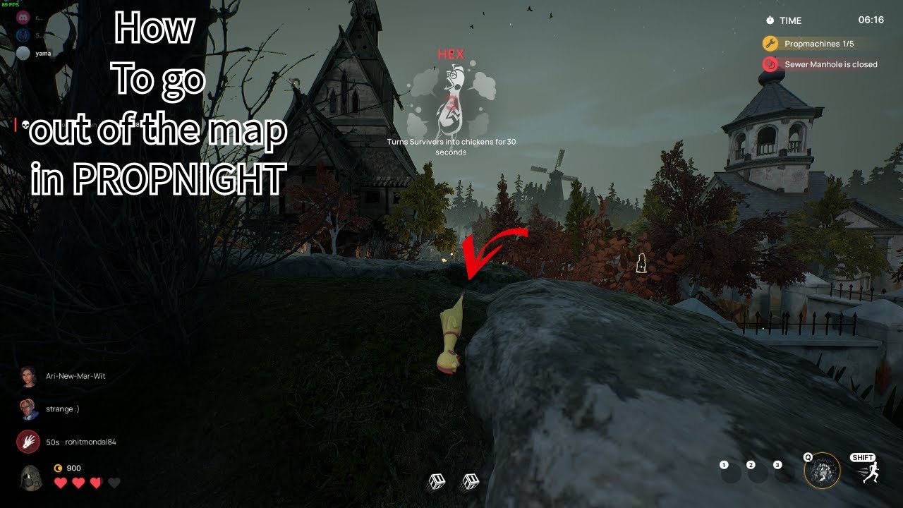 HOW TO USE GLITCH TO GO OUT OF THE MAP IN PROPNIGHT VERY EASY - YouTube