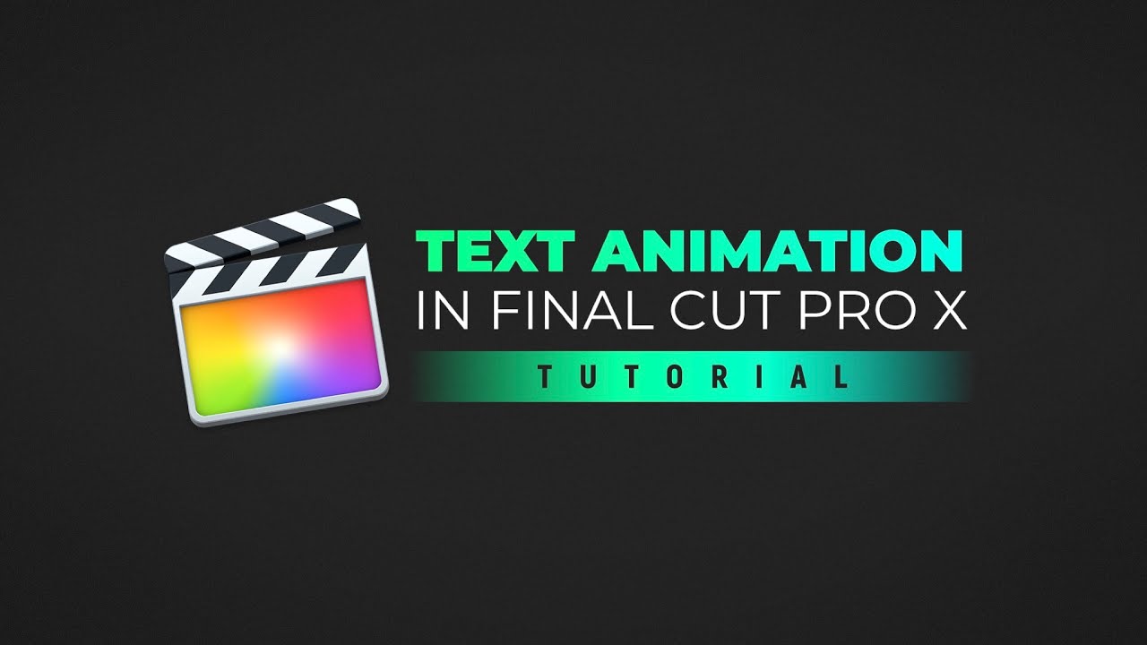 Live #05 - Title Effects in Final Cut Pro X Tutorial - YouTube