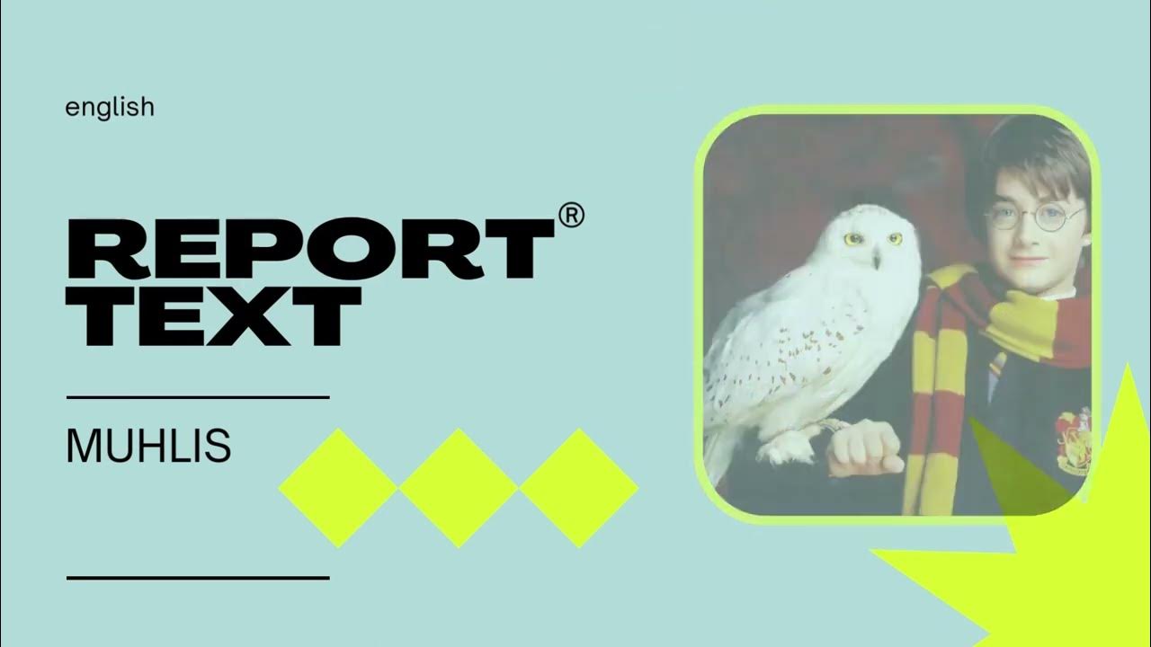 Report Text #1. Social Function, Generic Structure, and Language Feature - YouTube