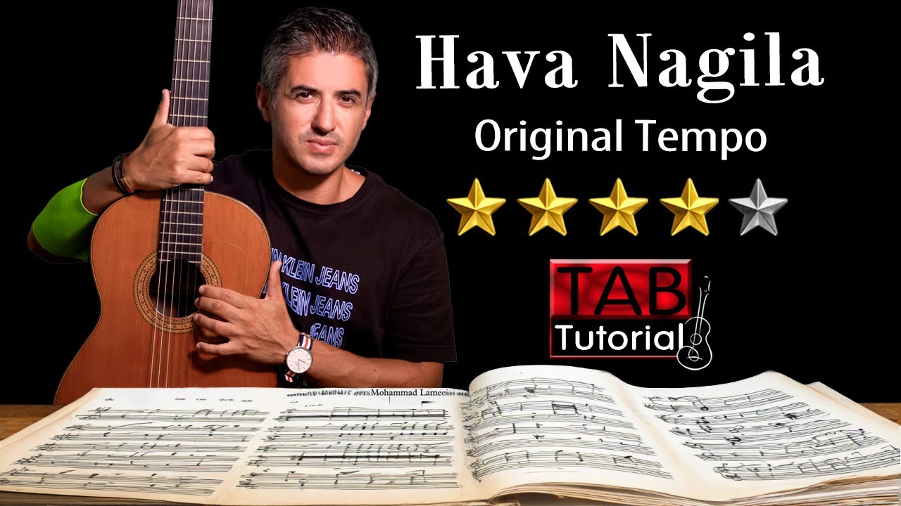 Hava Nagila | original Tempo + Sheet & Tab - YouTube