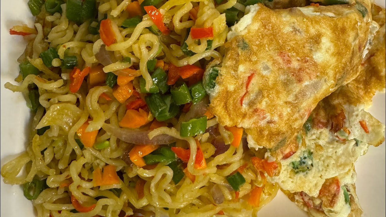 How to make indomie instant noodles , stir -fry recipe - YouTube