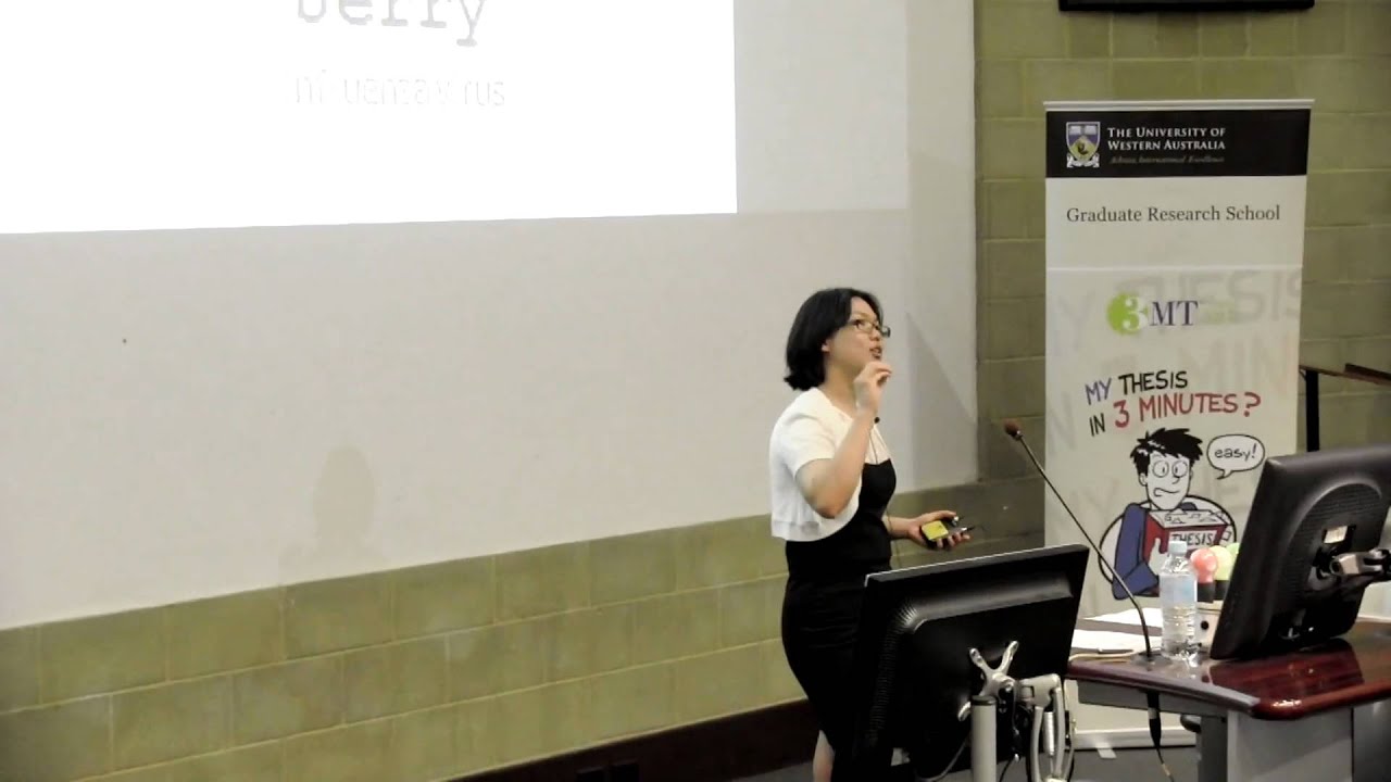 3MT UWA Finals 2014 - Janice Lim - YouTube