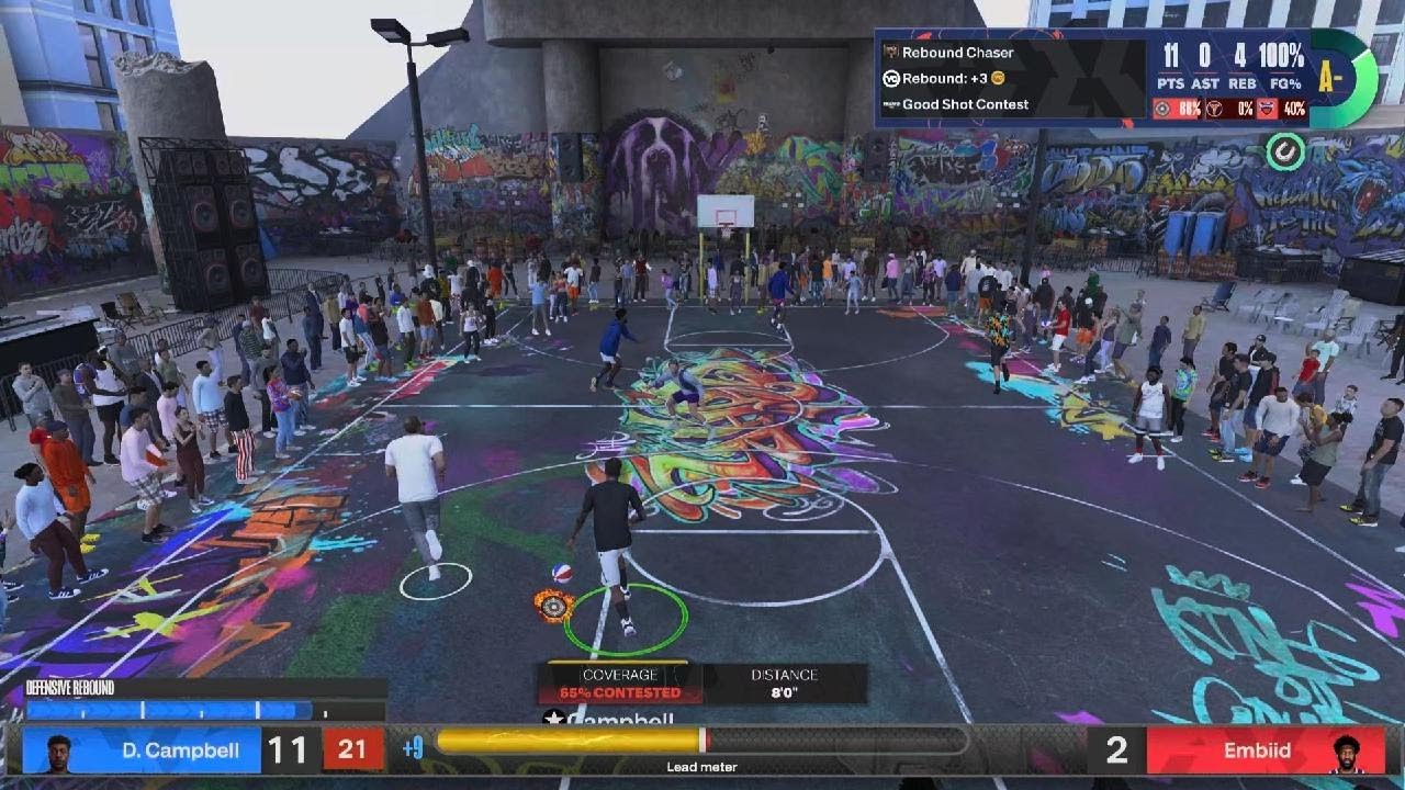 NBA 2K24 My player dunk meter - YouTube