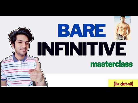 BARE INFINITIVES masterclass || Zero Infinitive - YouTube
