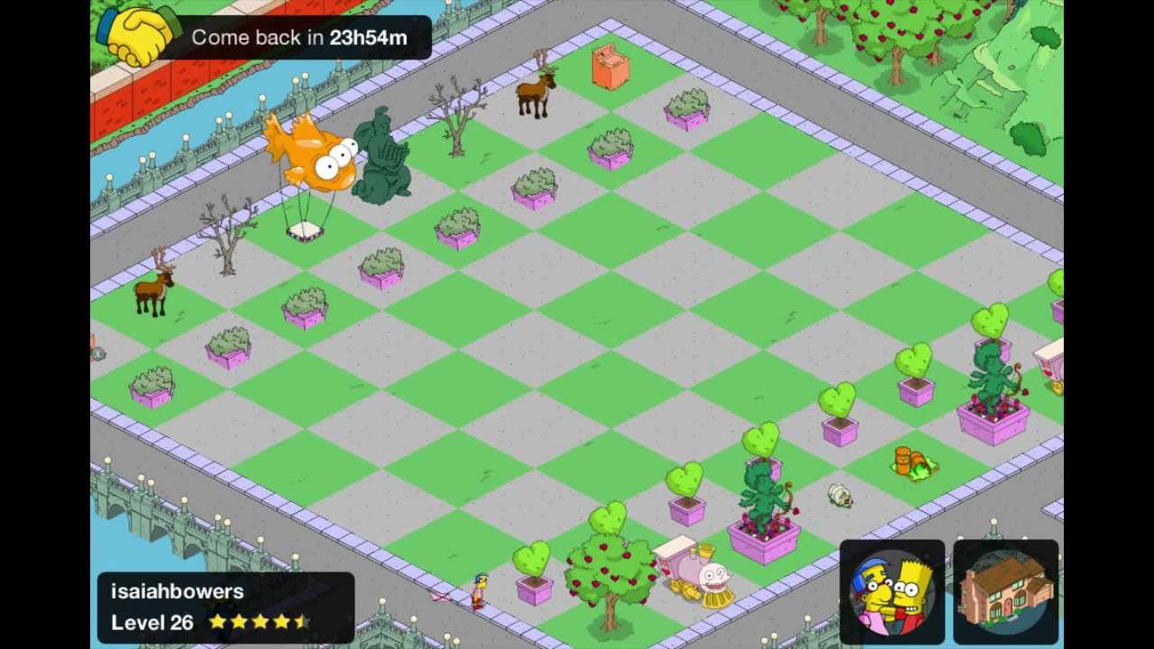 My Neighbor's Yard e02 (The Simpsons: Tapped Out) - YouTube
