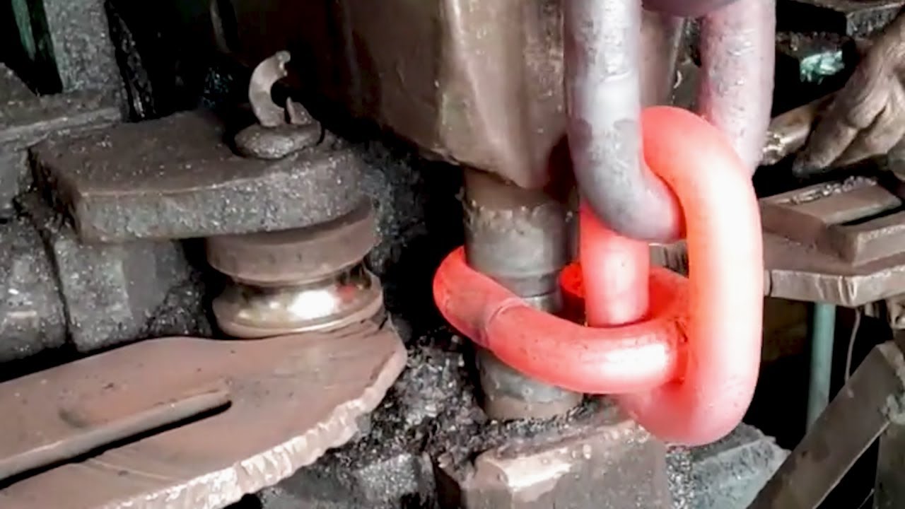 Fantastic Automatic Huge Chain Production & Forging Process - Most ...