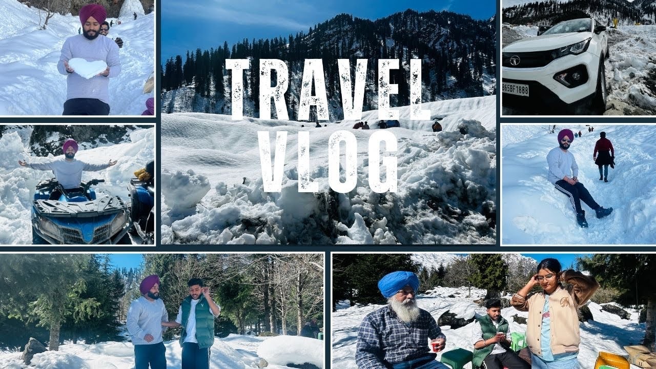 Solang Valley Covered in Snow! The Ultimate Winter Travel Vlog with ...
