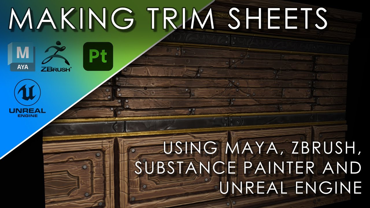 Making Trim Sheets Using Maya ZBrush And Substance Painter Final ...