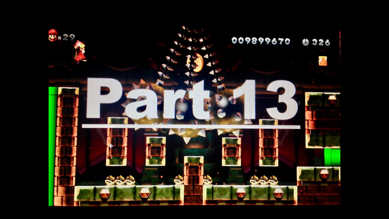 New Super Mario Bros. U 100 % GamePlay Play Through Part 13 Superstar ...