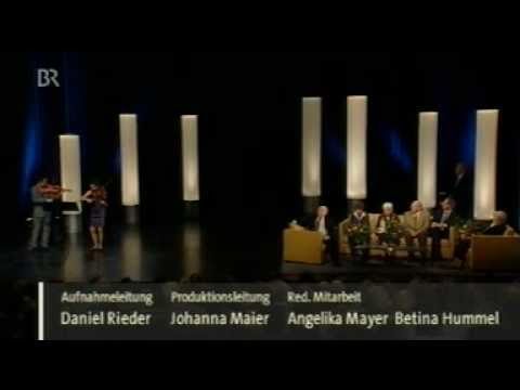Anna Brugger (Viola) and Felix Key Weber (Violin) on German Television ...