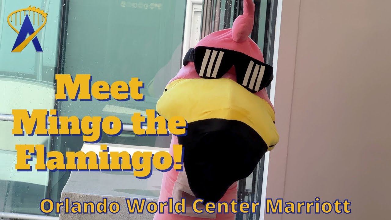 Meet Mingo the Flamingo! New Mascot at Orlando World Center Marriott ...
