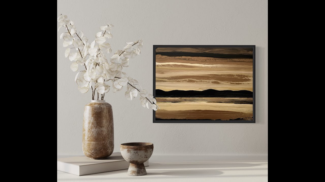 Acrylic Pour Painting, Flow Art, Fluid Art Technique, - YouTube