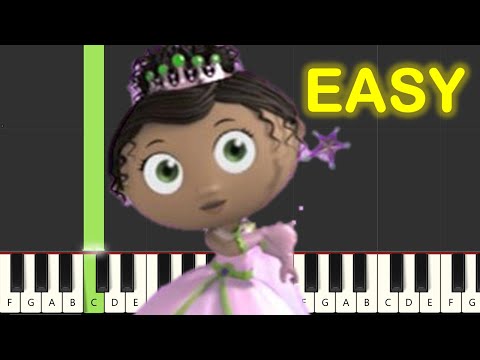 Super Why - I Love To Spell Piano Tutorial