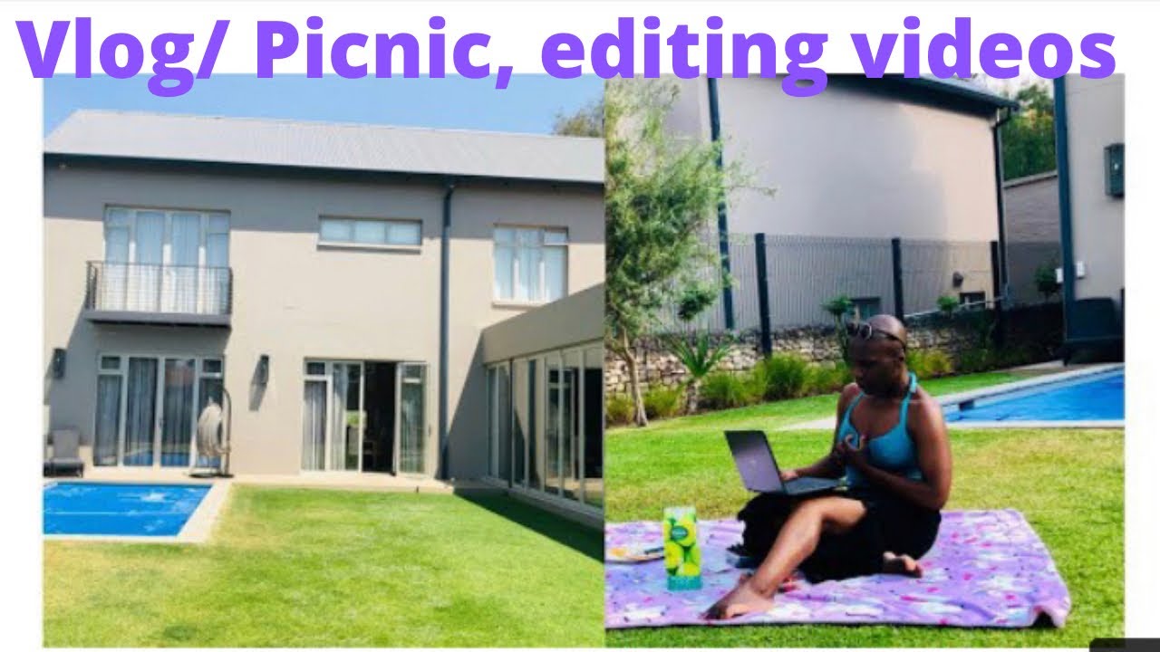 Vlog | Picnic, editing videos, swimming and taking photos - YouTube