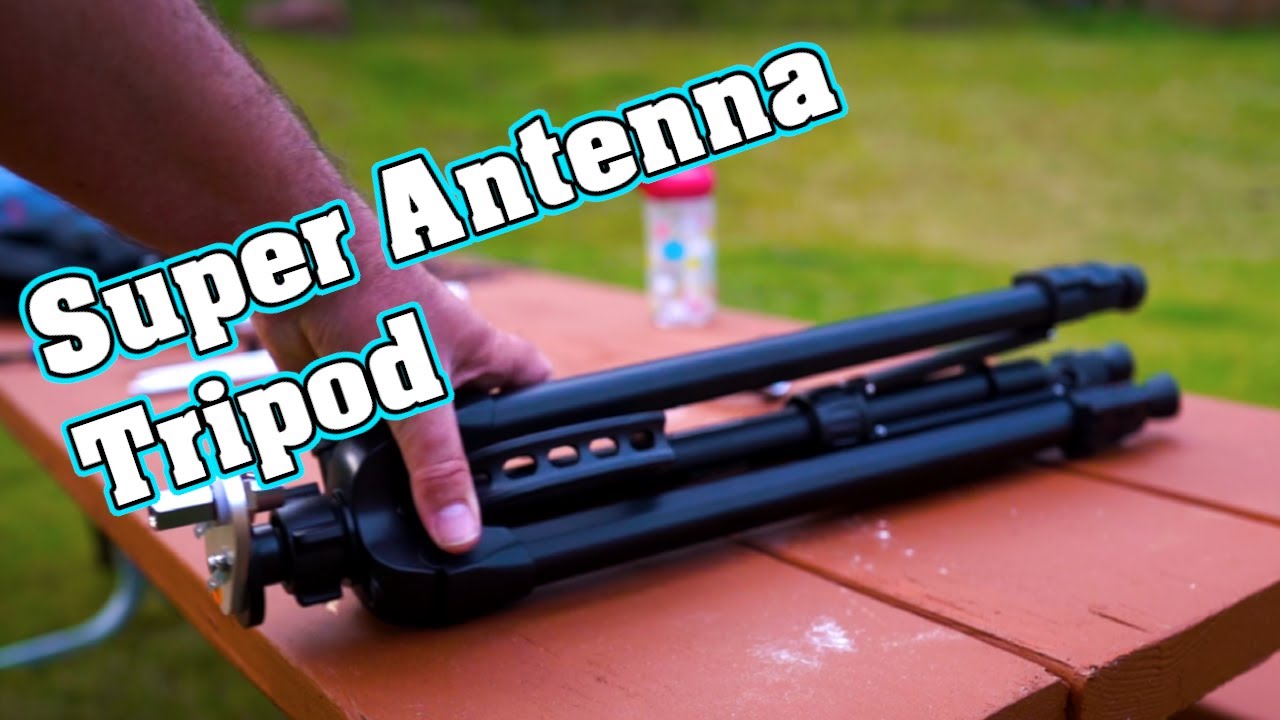 MP1 Super Antenna Tripod Mount ~ 1:1 SWR Test Success! - YouTube