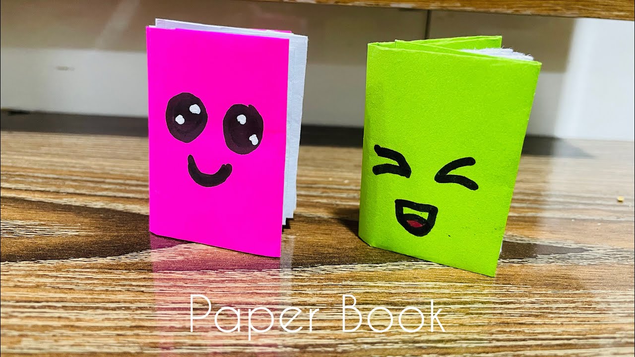 DIY MINI NOTEBOOKS ONE SHEET OF PAPER - DIY BACK TO SCHOOL - YouTube
