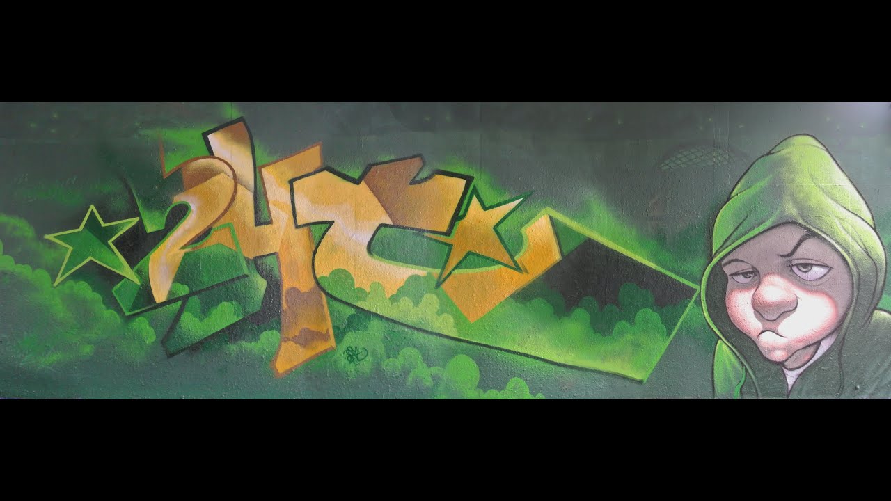 Time Lapse Graffiti by PSY-2HT 08-31-2015 - YouTube