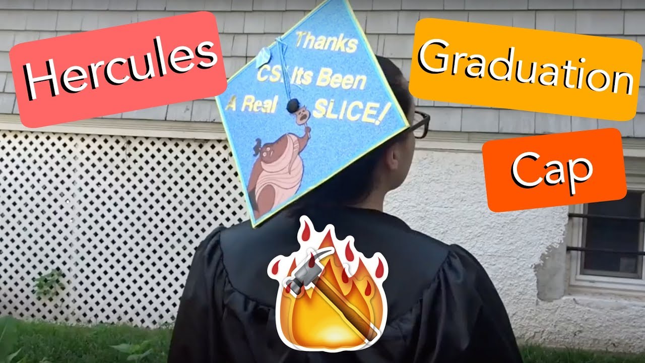 Disney's Hercules Graduation Cap | DIY or DIE! 3 - YouTube
