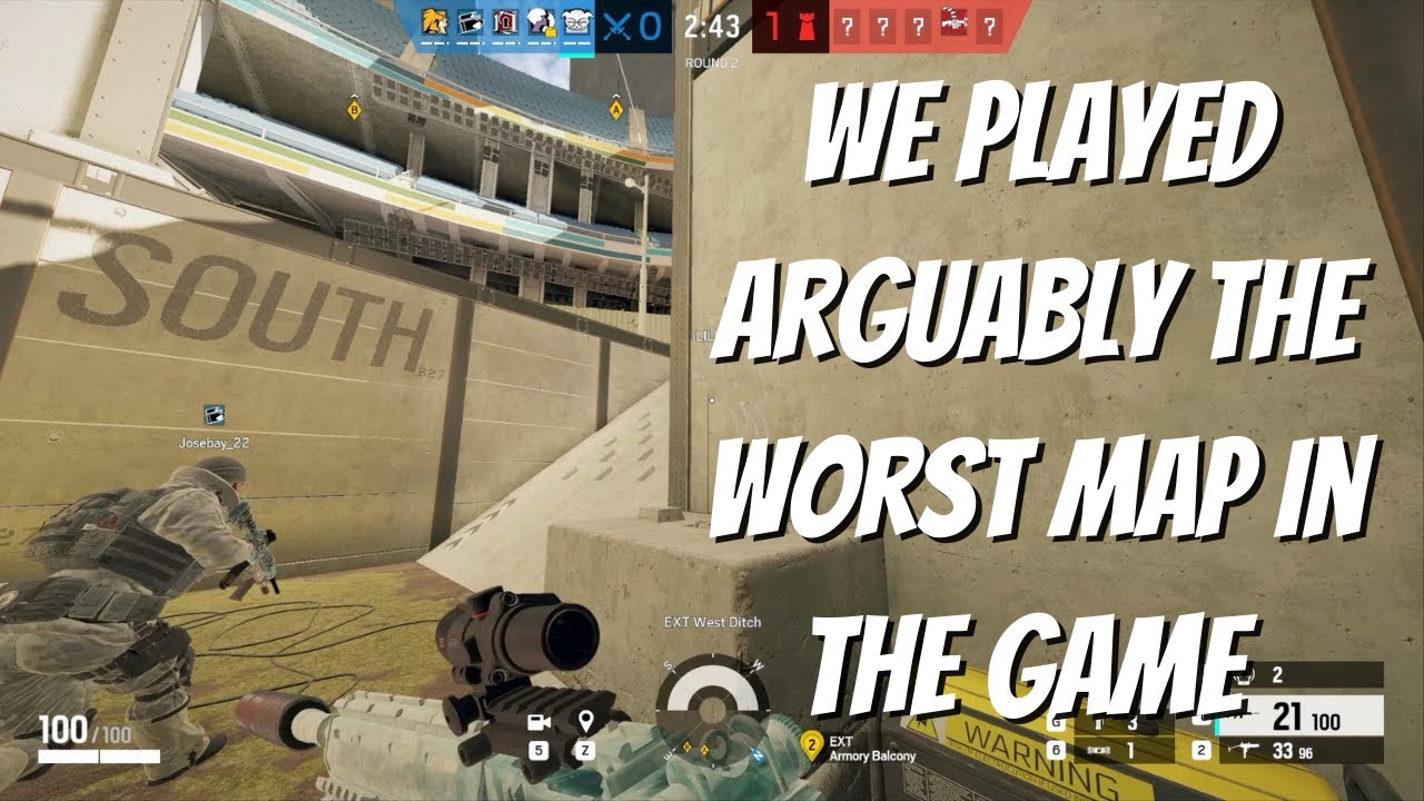Stadium is Arguably the Worst Map in the Game - Rainbow Six Siege with ...