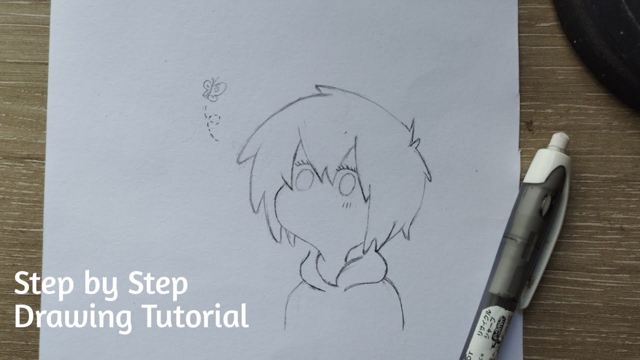 Cute Anime - Easy Drawing Tutorial - YouTube