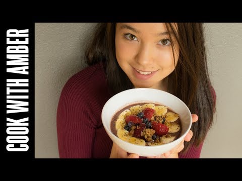Halloween Sugar Hangover Cure - Apple Cinnamon Acai Bowl! | Cook With ...